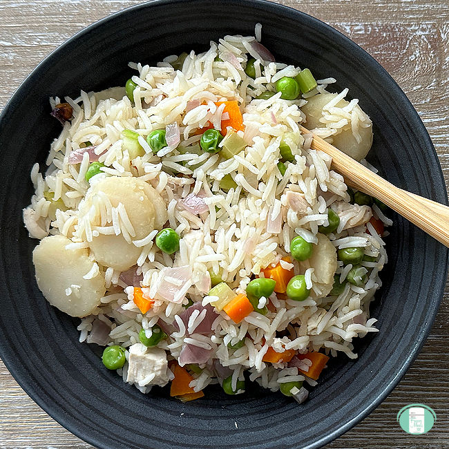 Chicken Fried Rice - Freezer Meals 101 Club